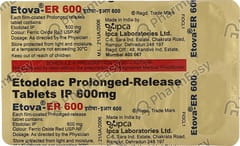 Etova ER 600 Tablet: Uses, Side-effects, Price, Dosage & More Info ...