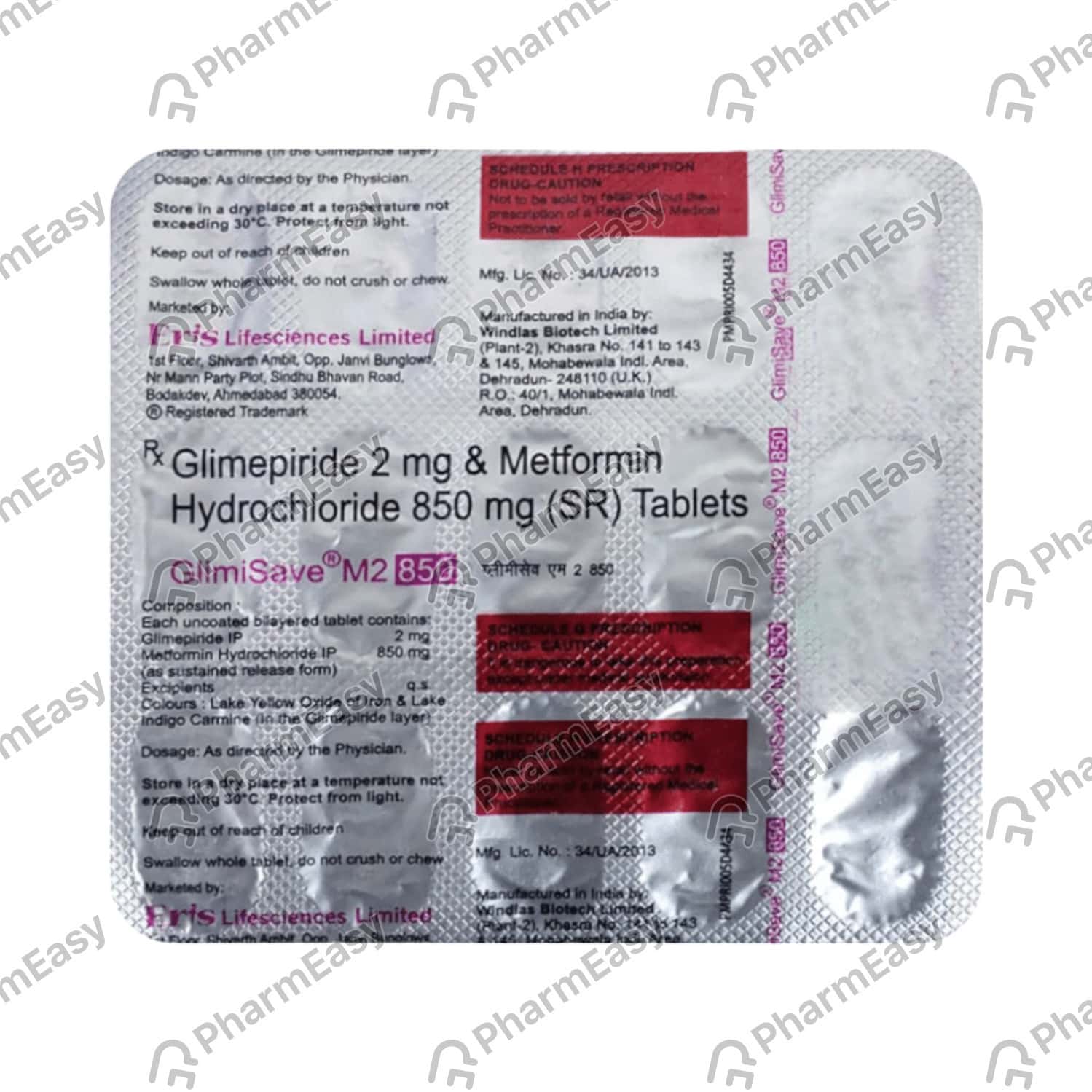 Order Glimisave M2 Strip Of 10 Tablets Online at discount rate