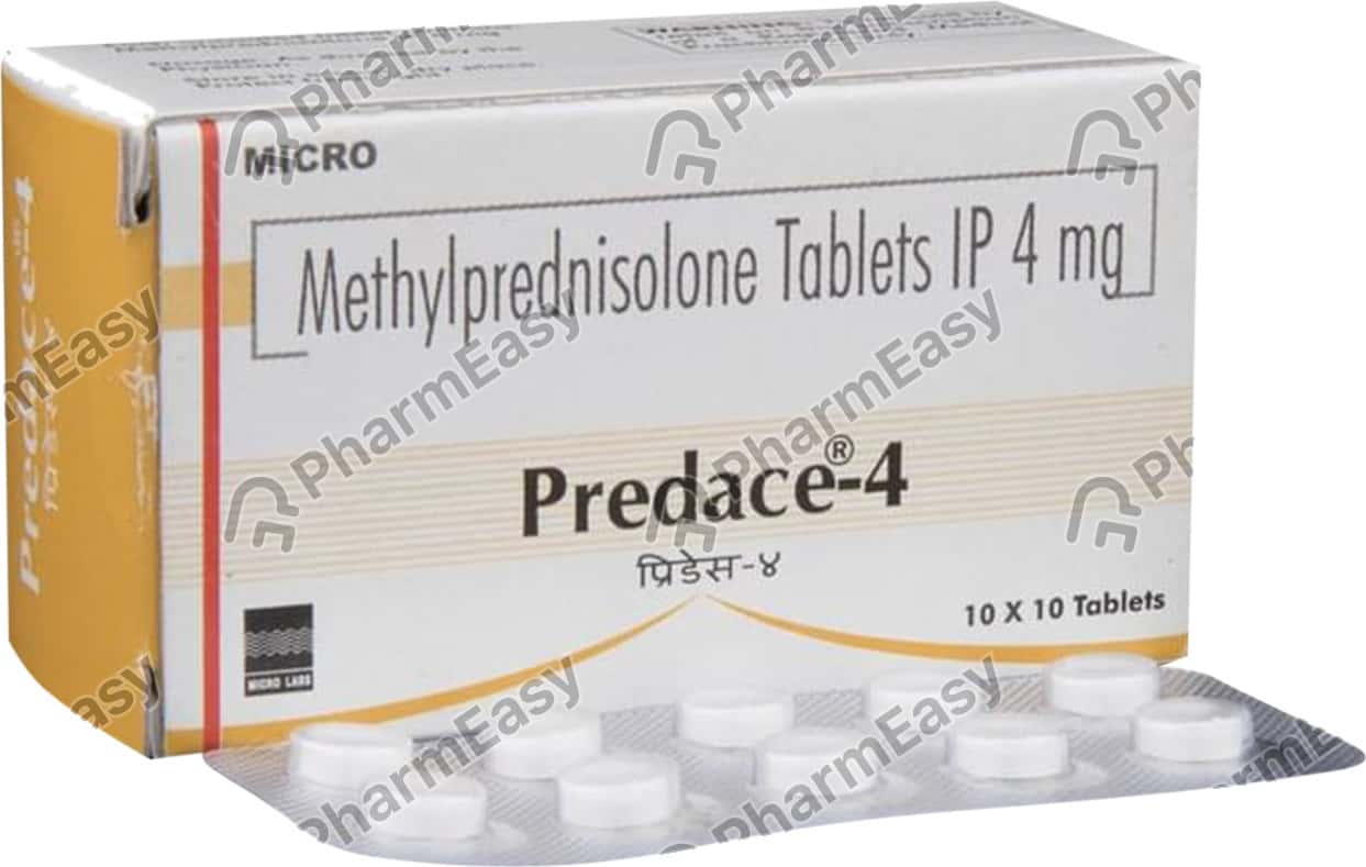 Predace 4 MG Tablet (10): Uses, Side Effects, Price & Dosage | PharmEasy