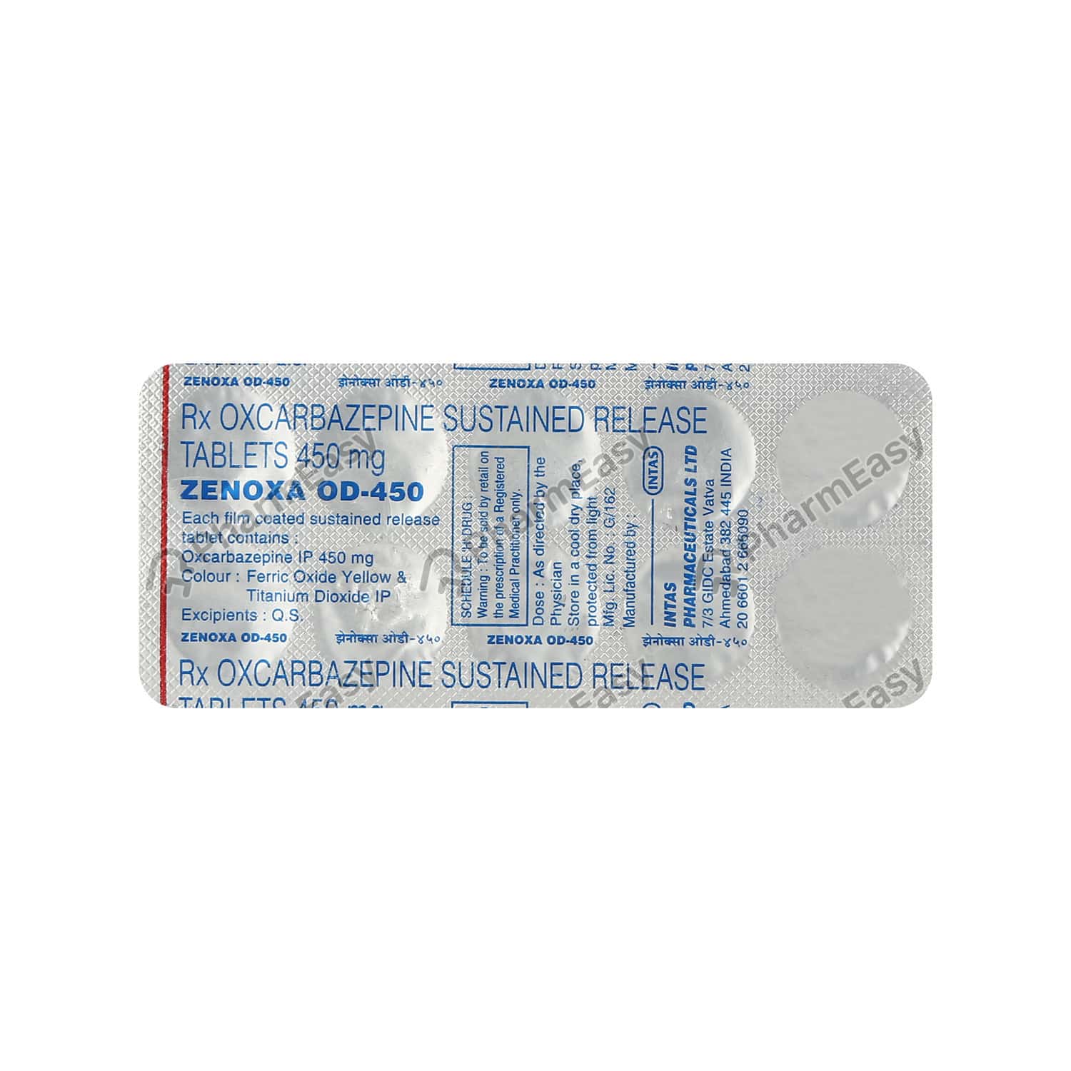 Buy Zenoxa Od 450 MG Tablet (10) Online at Flat 18% OFF* | PharmEasy