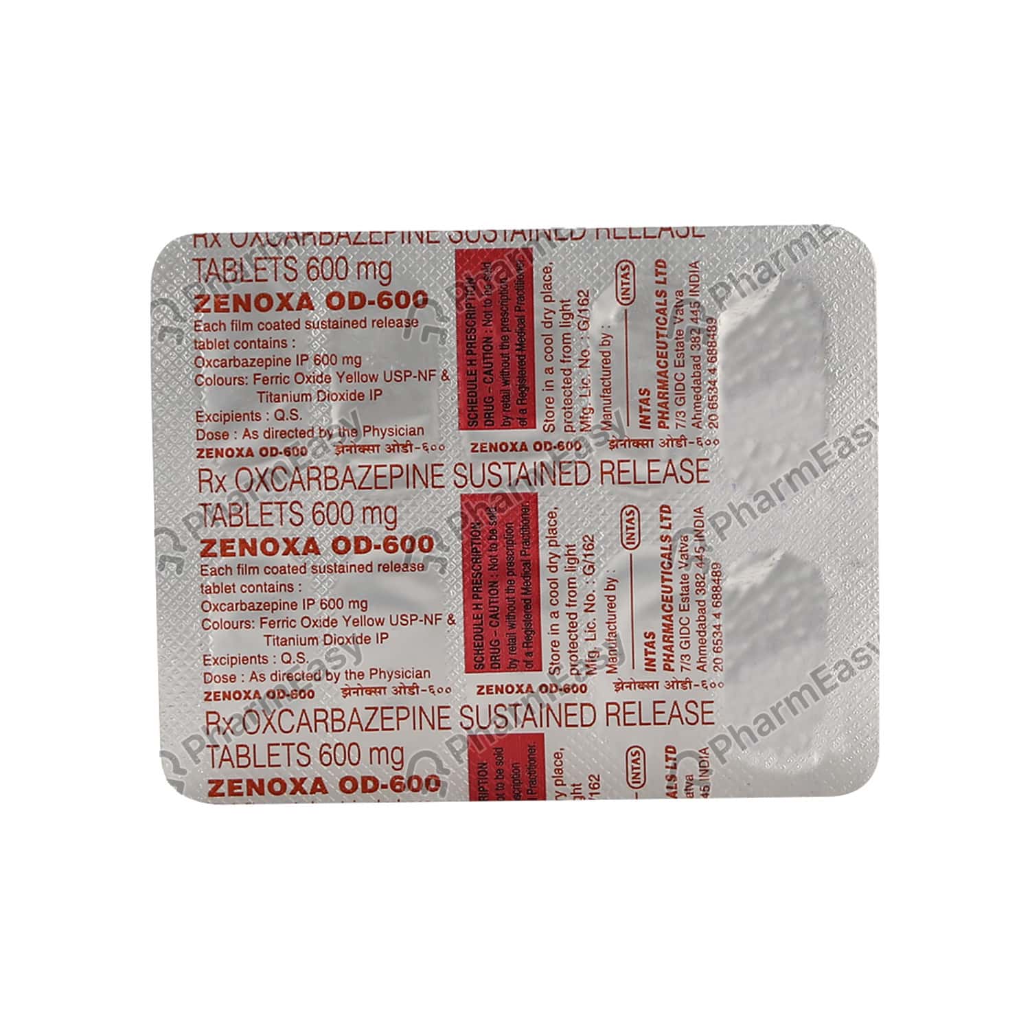 Buy Zenoxa Od 600 MG Tablet (10) Online at Flat 18% OFF* | PharmEasy