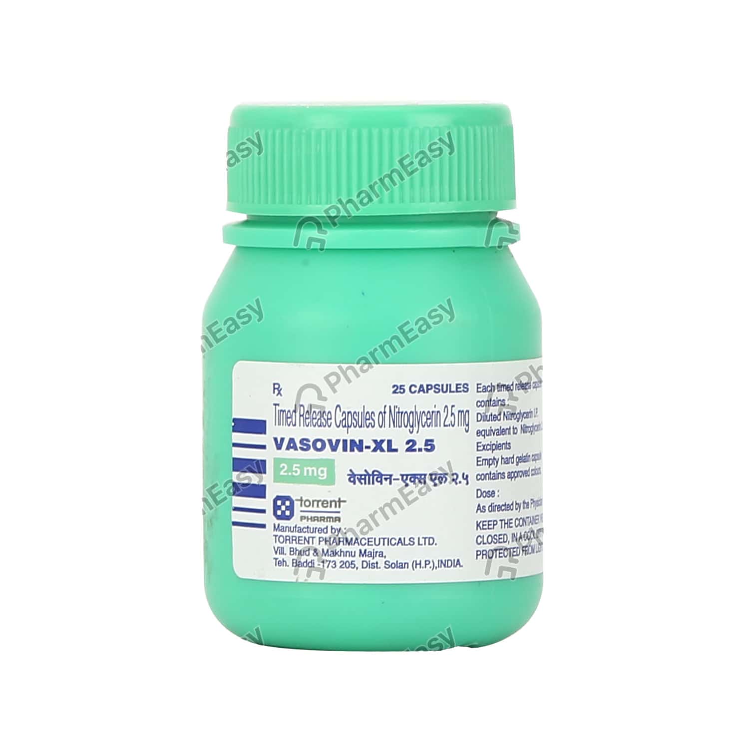 Buy Vasovin Xl 2.5 MG Capsule (25) Online at Flat 18% OFF* | PharmEasy