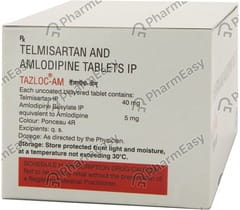 Tazloc AM Tablet: Uses, Side-effects, Price, Dosage & More Info - PharmEasy