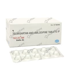 Buy Tazloc Am 40mg Strip Of 10 Tablets Online at Flat 18% OFF* | PharmEasy