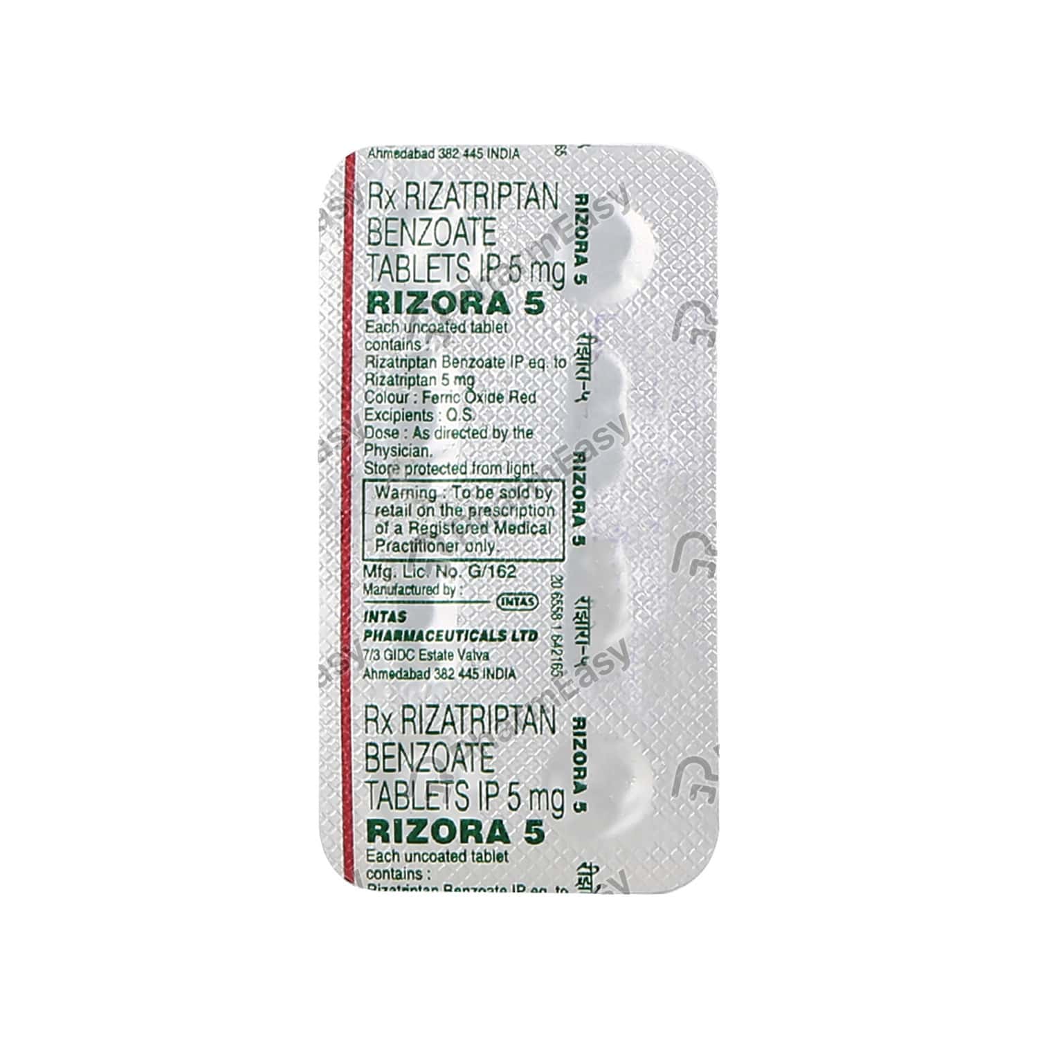 Buy Rizora 5 MG Tablet (4) Online at Flat 18% OFF* | PharmEasy