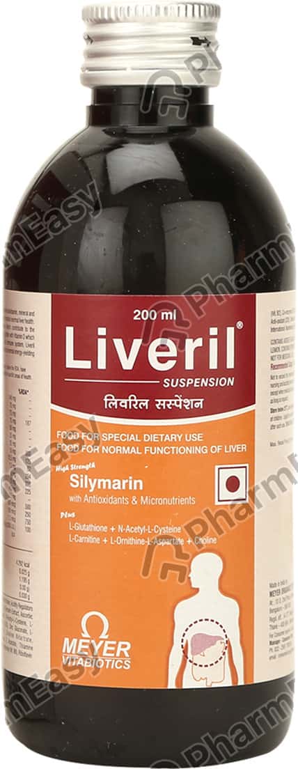 Buy LIVERIL BOTTLE OF 200ML SUSPENSION (RED) Online & Get Upto 60% OFF ...