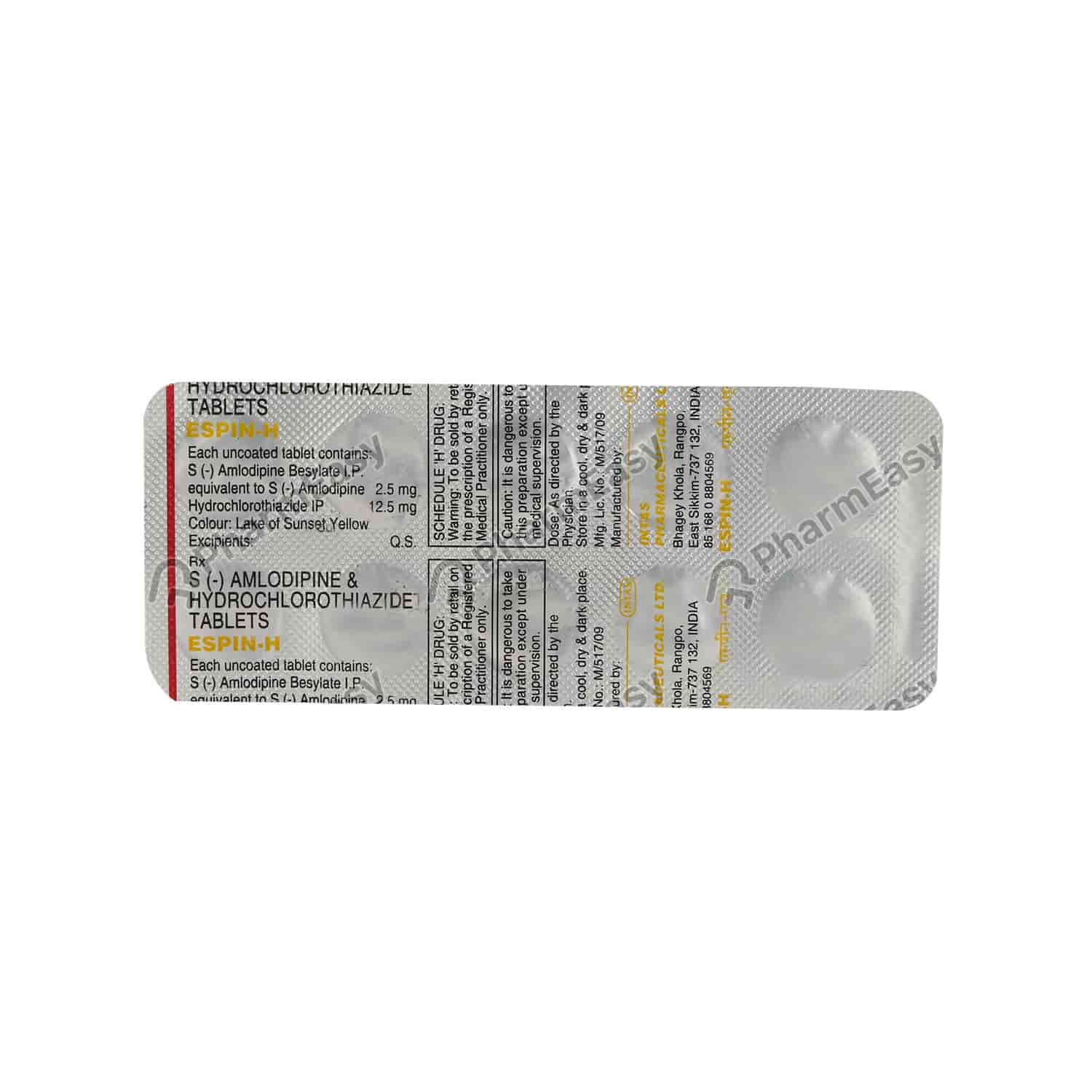 Buy Espin H Tablet Online at Flat 18% OFF* | PharmEasy