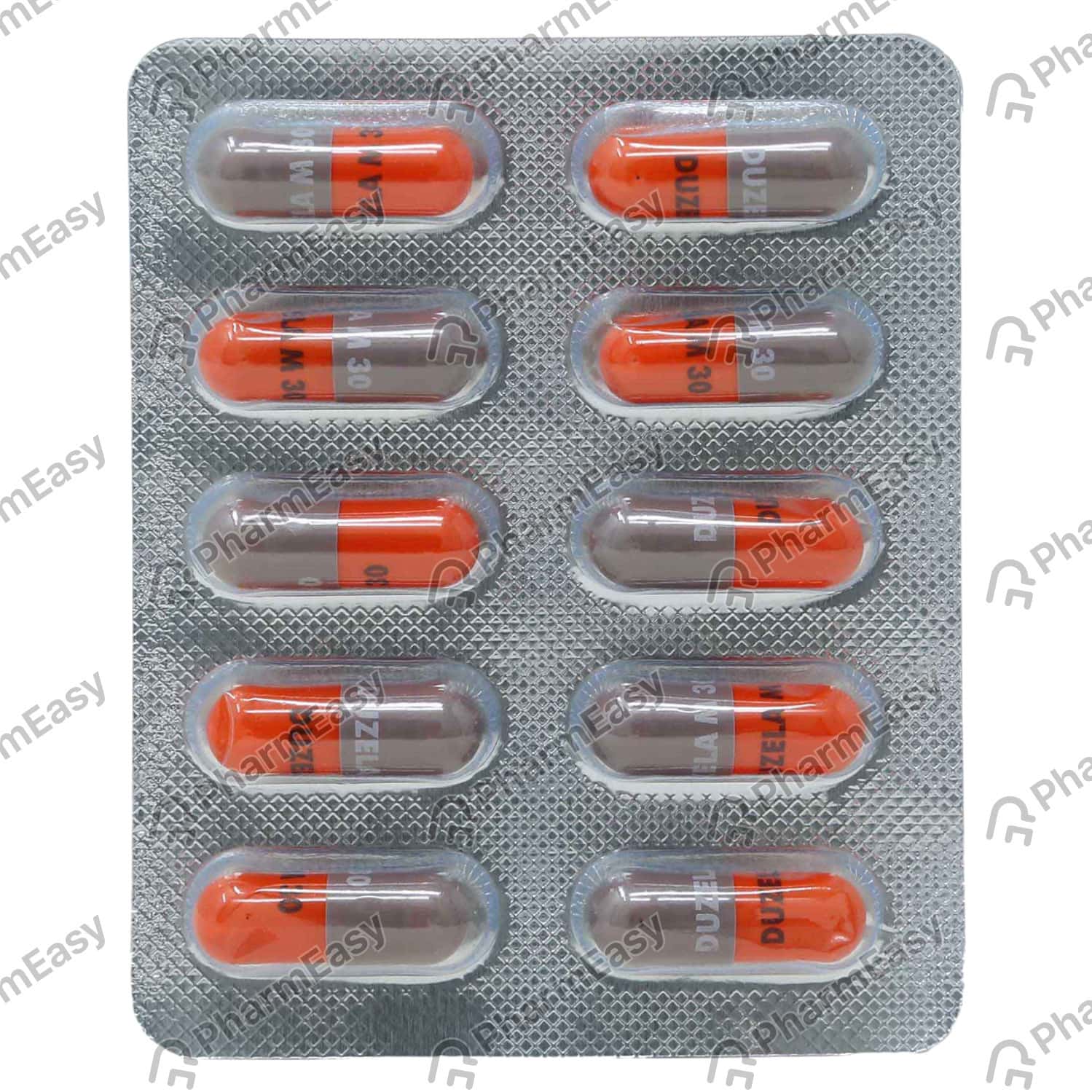 Duzela M 30mg Strip Of 10 Capsules: Uses, Side Effects, Price & Dosage ...