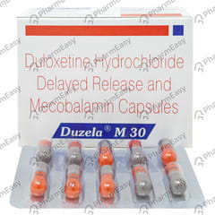 Duzela M 30mg Strip Of 10 Capsules: Uses, Side Effects, Price & Dosage ...