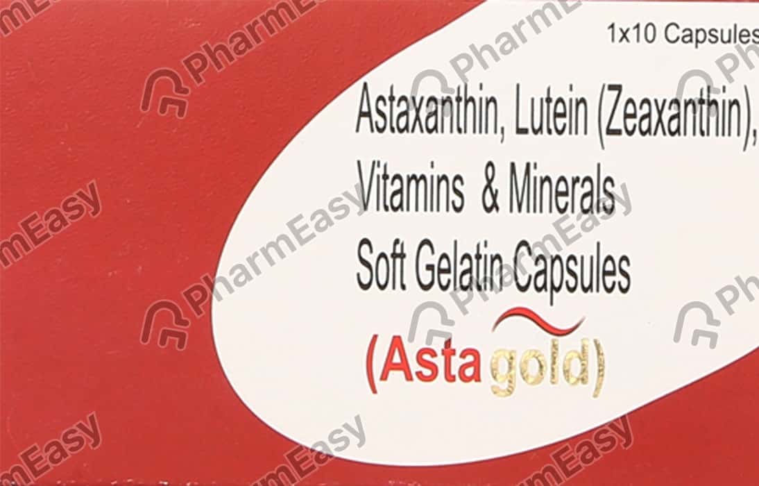 Buy Astagold Strip Of 10 Capsules Online & Save Up to 24% at PharmEasy