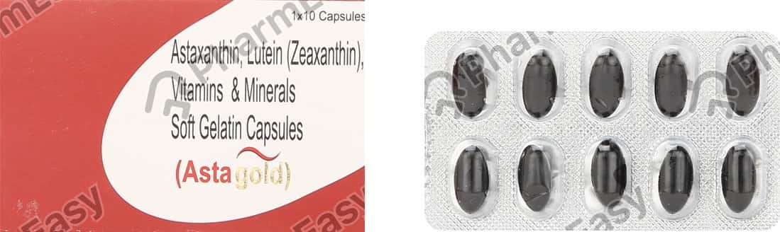 Buy Astagold Strip Of 10 Capsules Online at Flat 15% OFF | PharmEasy