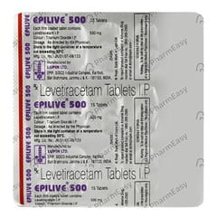 Epilive 500 MG Tablet (10): Uses, Side Effects, Price & Dosage | PharmEasy