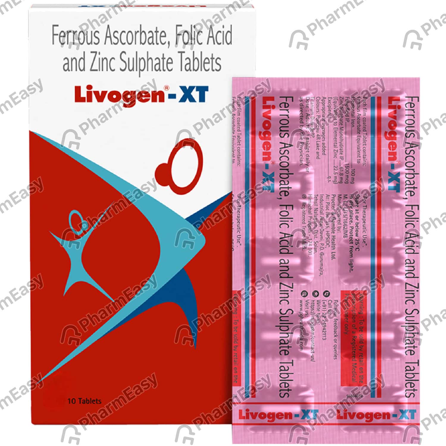 Livogen Xt Strip Of 10 Tablets: Uses, Side Effects, Price & Dosage ...