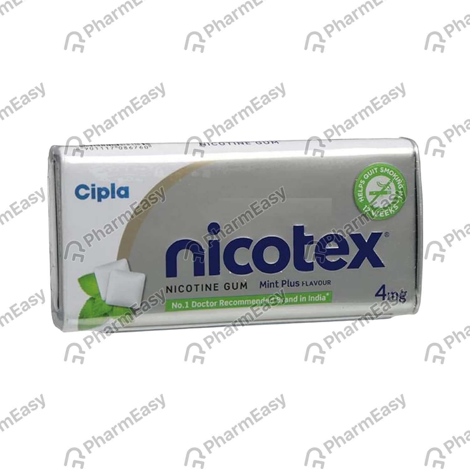 Nicotex 4 MG Chewing Gum (10): Uses, Side Effects, Price & Dosage ...