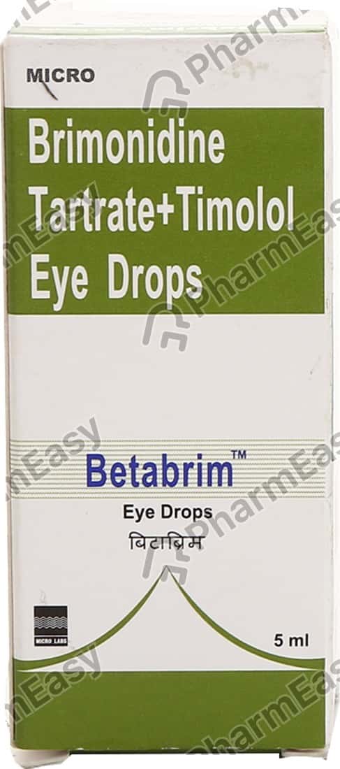 Betabrim Bottle Of 5ml Eye Drops: Uses, Side Effects, Price & Dosage ...