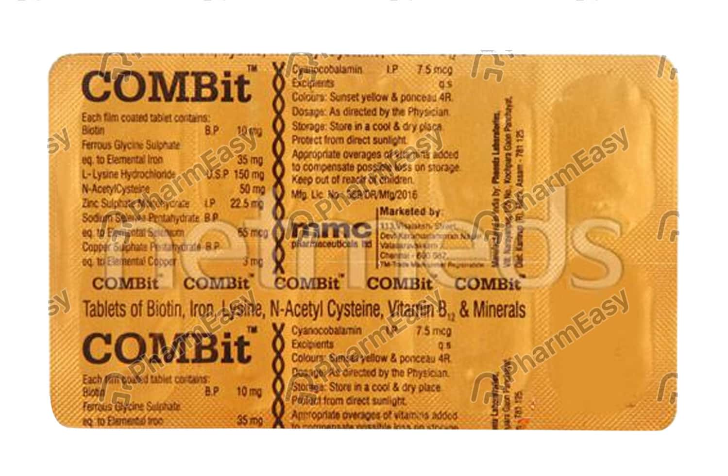Combit Tablet: Uses, Side Effects, Price & Dosage | PharmEasy