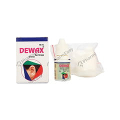 Dewax Ear Drops 10ml - Uses, Side Effects, Dosage, Composition & Price ...