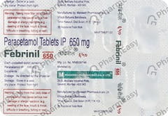 Febrinil 650 MG Tablet (10): Uses, Side Effects, Price & Dosage | PharmEasy