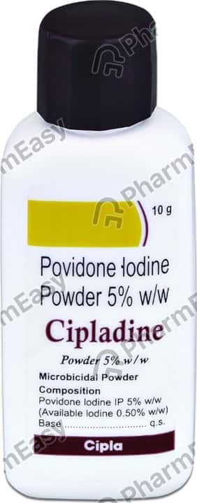 Buy CIPLADINE 5% BOTTLE OF 10GM POWDER Online & Get Upto 60% OFF at ...