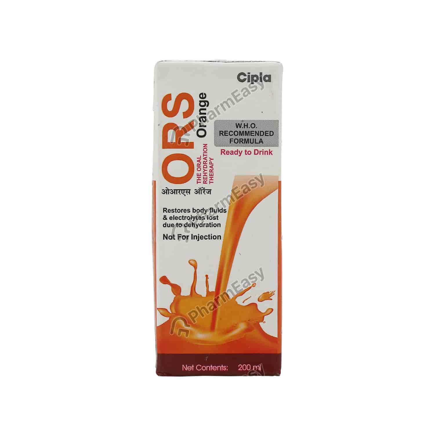 Buy Ors Orange Flavour Bottle Of 200ml Oral Liquid Online at Flat 18% ...