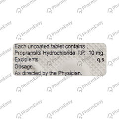 Pronol 10 MG Tablet (10): Uses, Side Effects, Price & Dosage | PharmEasy