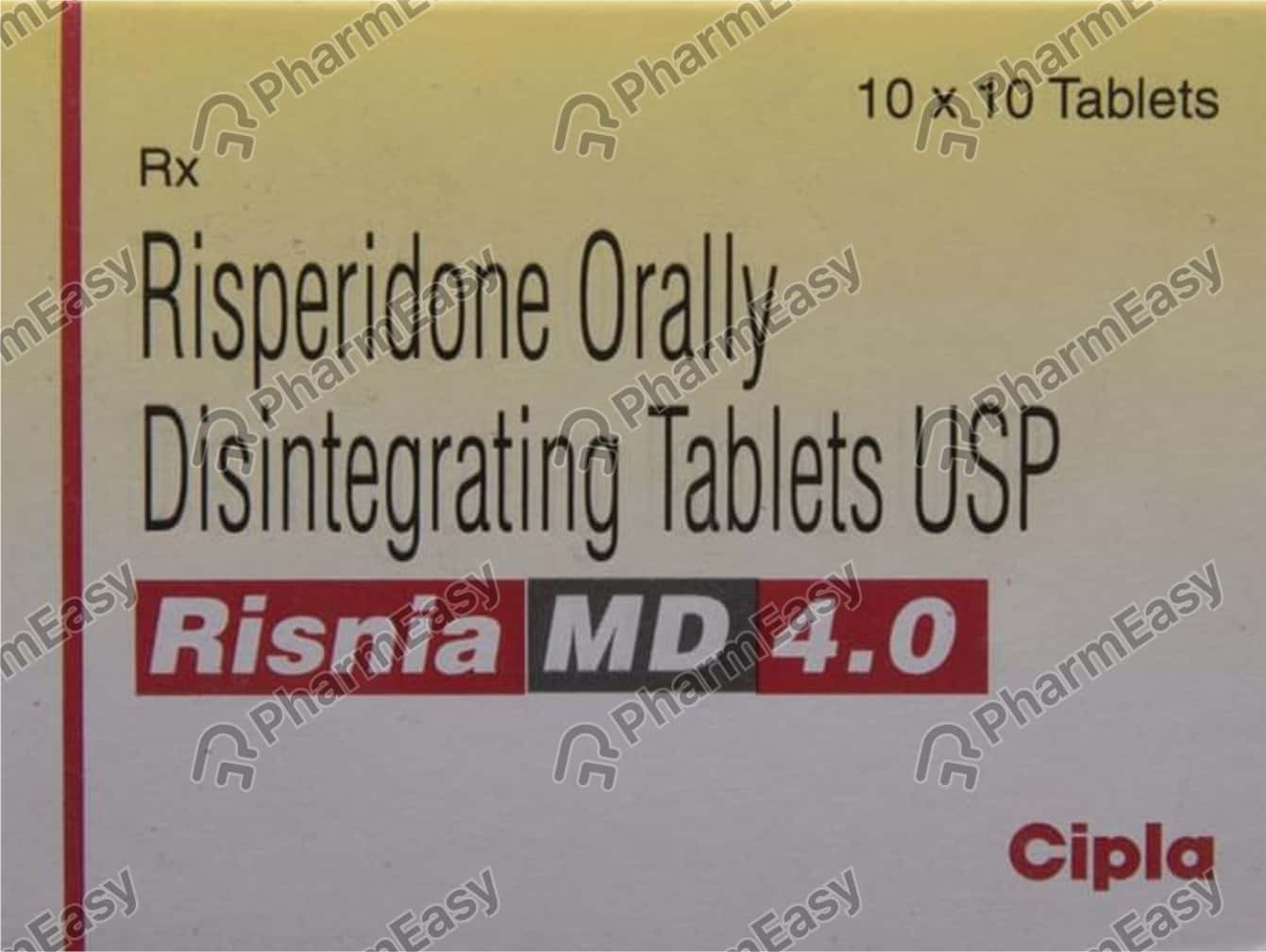 Buy Risnia Md 4 MG Tablet (10) Online at Flat 15% OFF | PharmEasy