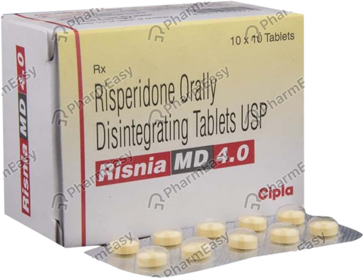 Buy Risnia Md 4 MG Tablet (10) Online at Flat 15% OFF | PharmEasy