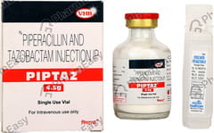 Piptaz 4.5g Injection: Uses, Side-effects, Price, Dosage & More Info ...