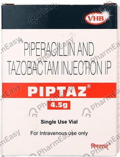 Piptaz 4.5gmdry Vial Of 1 Powder For Injection: Uses, Side Effects ...