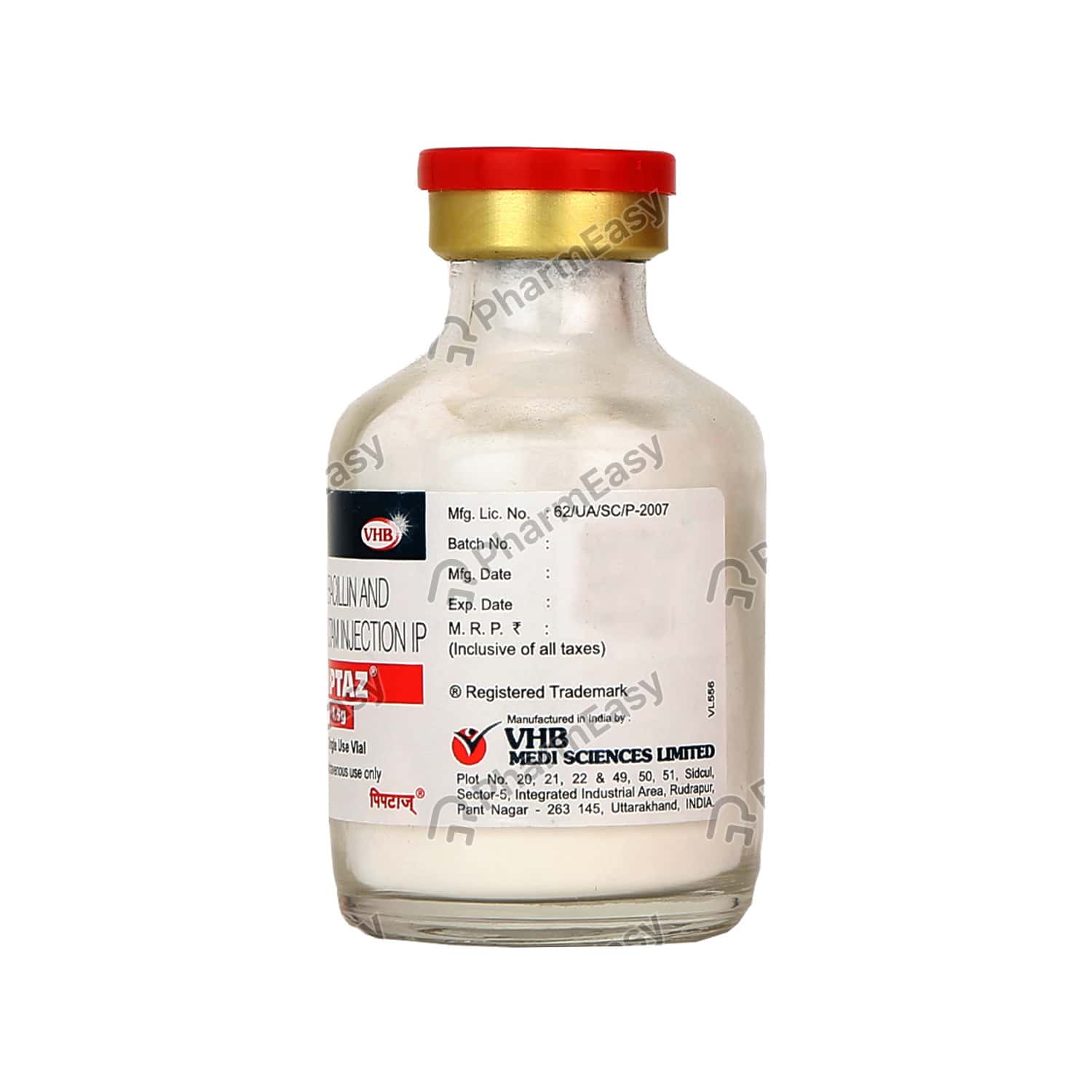 Piptaz 4.5gm Inj - Uses, Side Effects, Dosage, Composition & Price ...