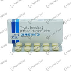 Disperzyme Cd Strip Of 10 Tablets: Uses, Side Effects, Price & Dosage ...