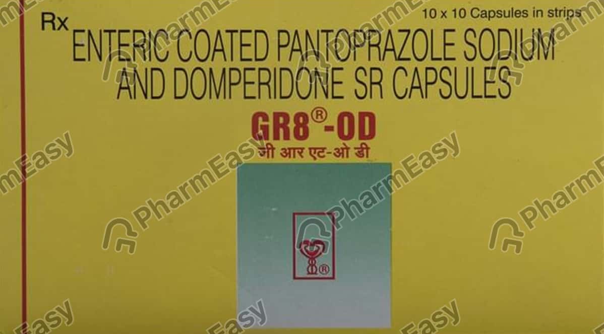 Gr8 Od Strip Of 10 Capsules: Uses, Side Effects, Price & Dosage | PharmEasy
