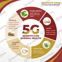 Buy MULTIVITE GOLD STRIP OF 15 SOFTGEL CAPSULES Online & Get Upto 60% ...