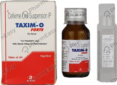 Taxim O Forte Dry Syrup: Uses, Side-effects, Price, Dosage & More Info ...