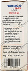 Taxim O Forte Dry Syrup: Uses, Side-effects, Price, Dosage & More Info ...