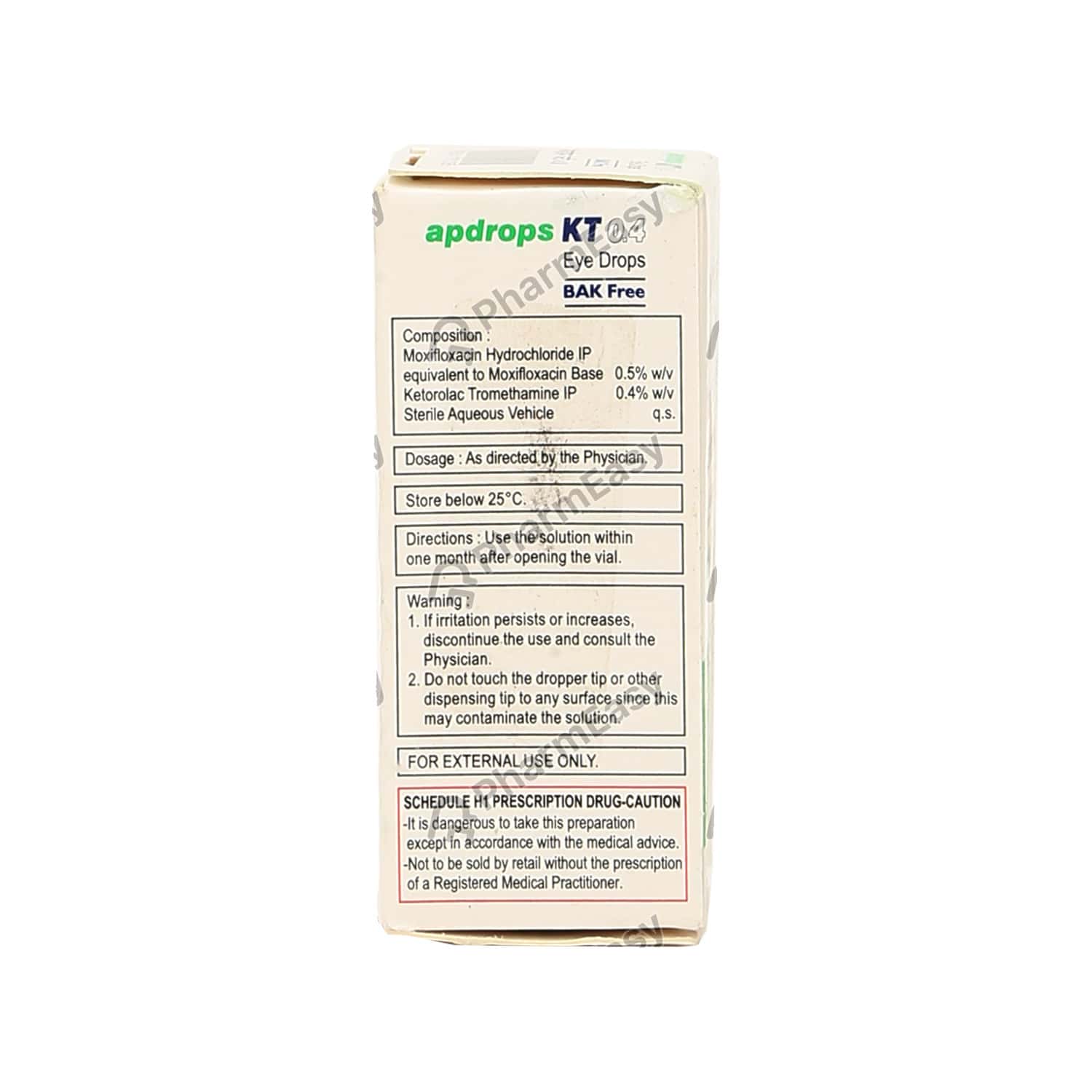 Buy Apdrops Kt Eye Drops 5ml Online at Flat 18% OFF* | PharmEasy