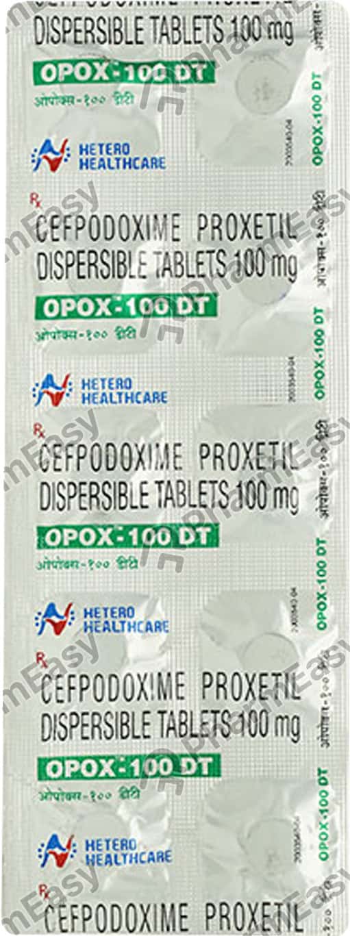 Opox Dt 100 MG Tablet (10): Uses, Side Effects, Price & Dosage | PharmEasy