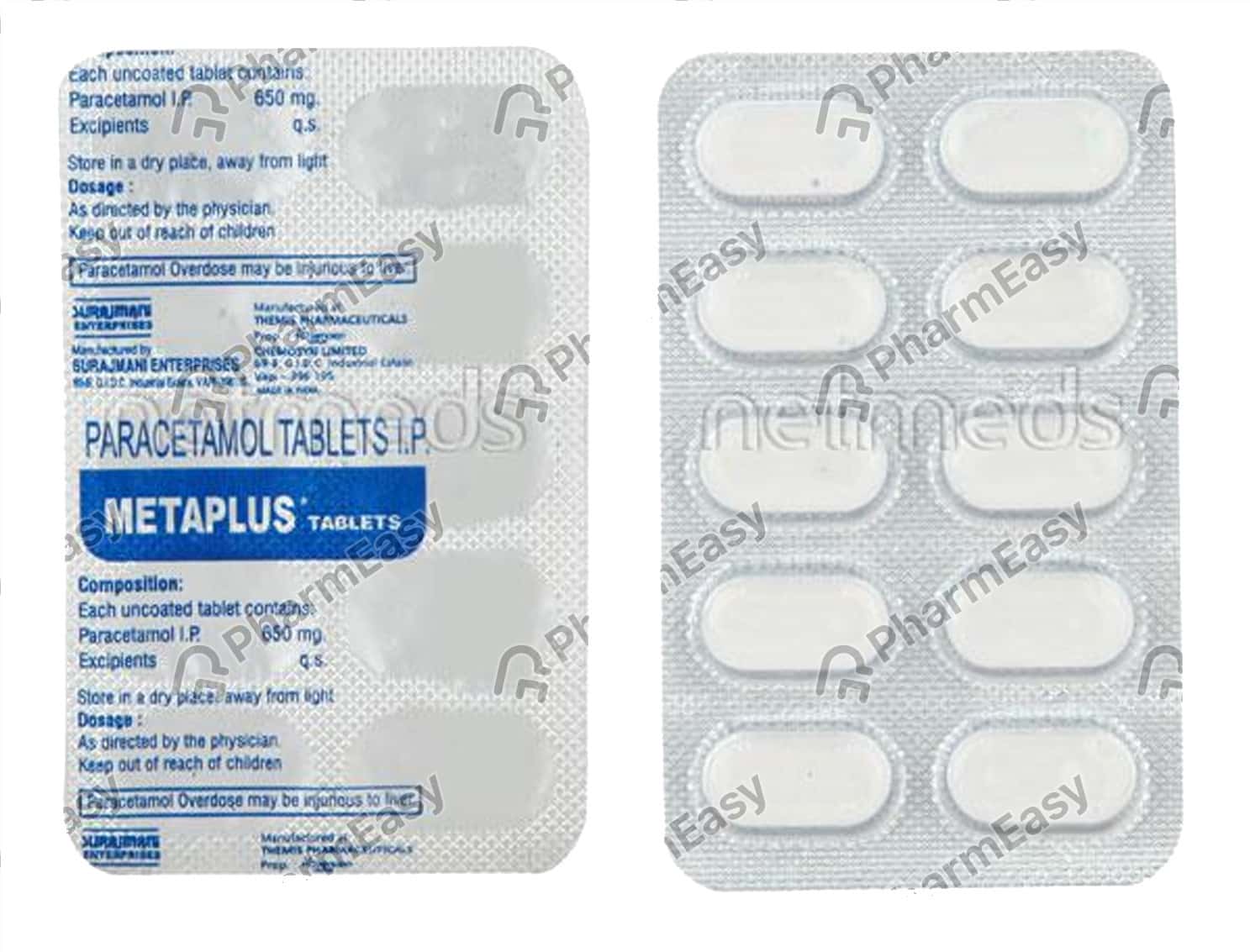 Metaplus 650 MG Tablet (10): Uses, Side Effects, Price & Dosage | PharmEasy