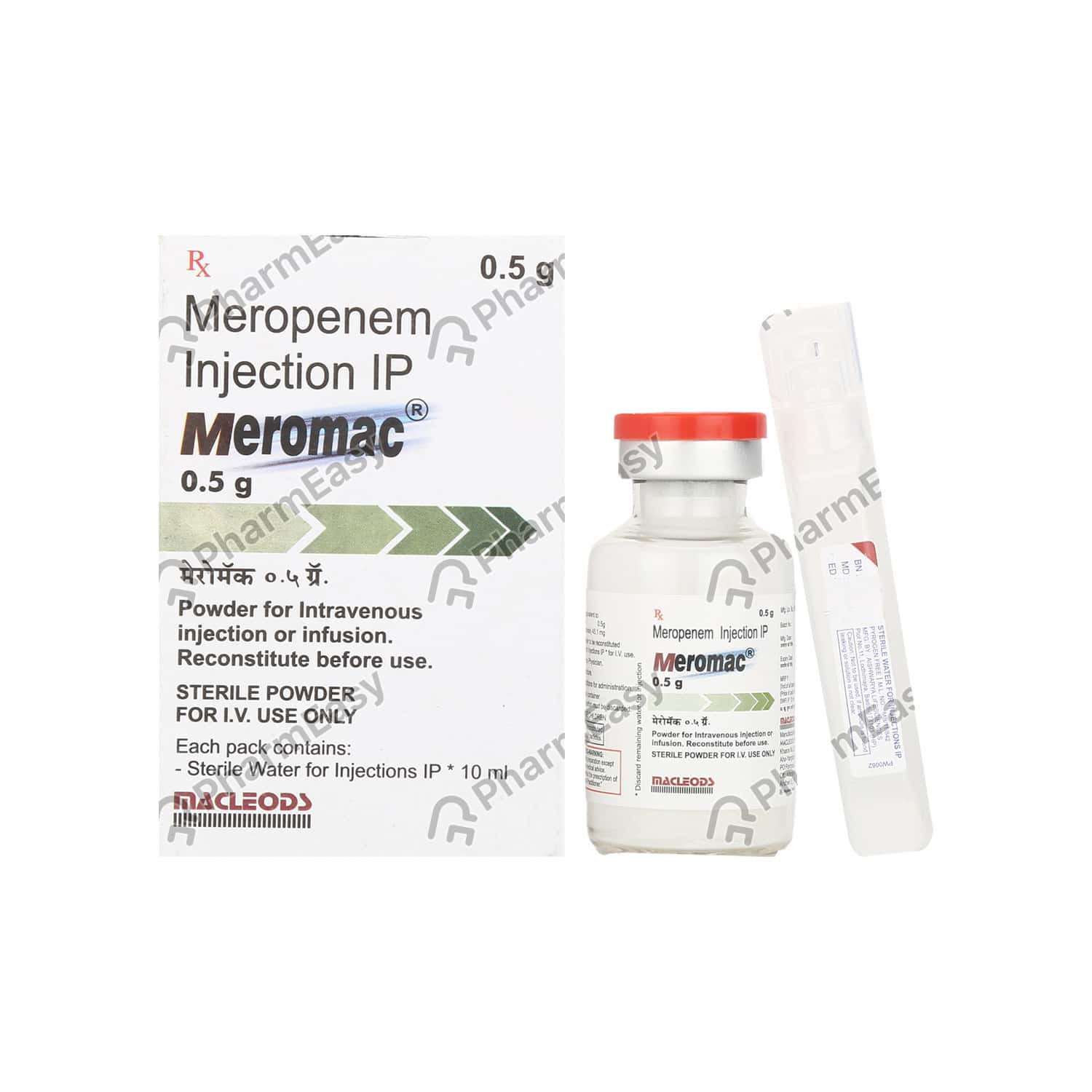 Meromac 500 MG Powder For Injection (500) - Uses, Side Effects, Dosage ...