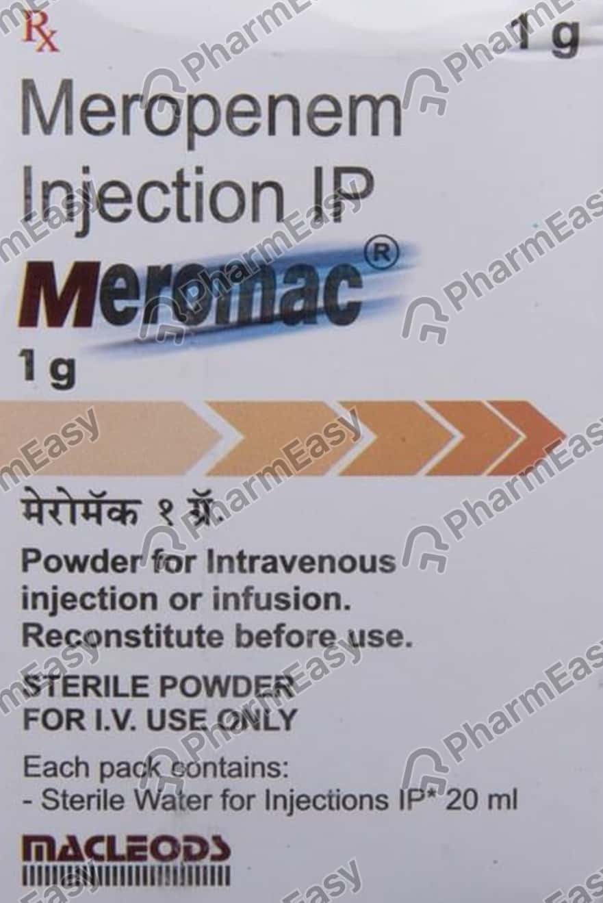 Meroplan 1 G Powder For Injection (1): Uses, Side Effects, Price ...
