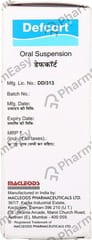 Defcort Oral Suspension: Uses, Side-effects, Price, Dosage & More Info ...