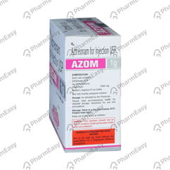 Azom 1 G Powder For Injection (1): Uses, Side Effects, Price & Dosage ...