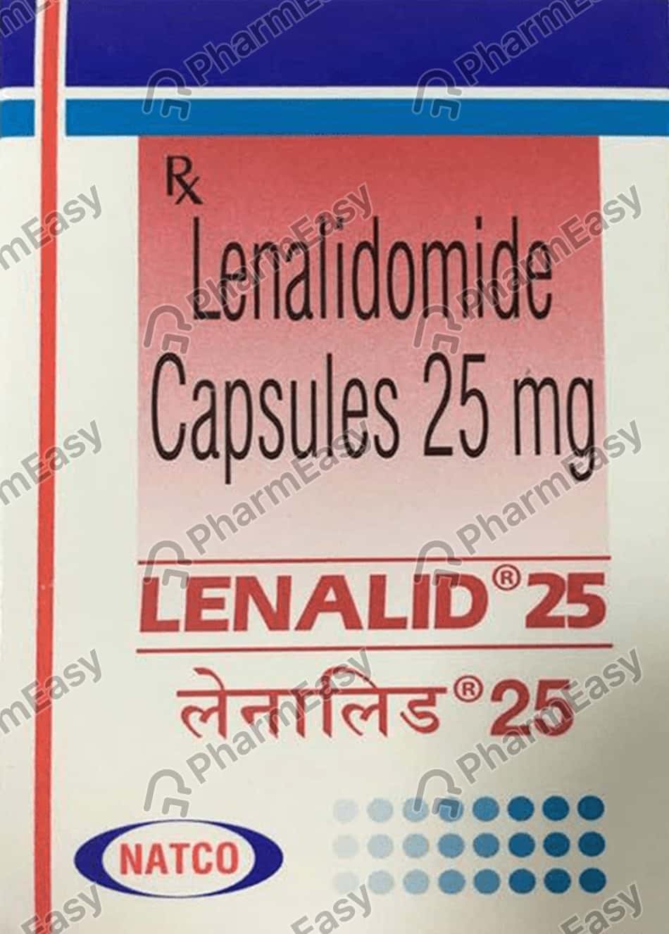 Lenalid 25 MG Capsule (30): Uses, Side Effects, Price & Dosage | PharmEasy