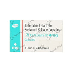 Buy Detrusitol Sr 4 MG Capsule (7) Online at Flat 18% OFF* | PharmEasy