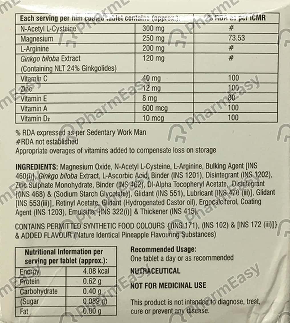 Buy Cognix Plus Strip Of 10 Tablets Online at Flat 15% OFF | PharmEasy