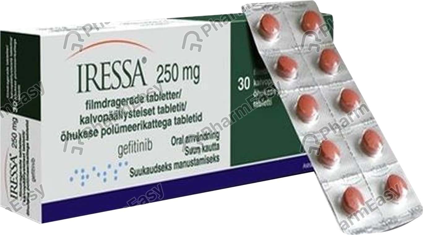 Iressa 250 MG Tablet (10): Uses, Side Effects, Price & Dosage | PharmEasy