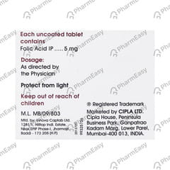 Vitafol 5 MG Tablet (10): Uses, Side Effects, Price & Dosage | PharmEasy