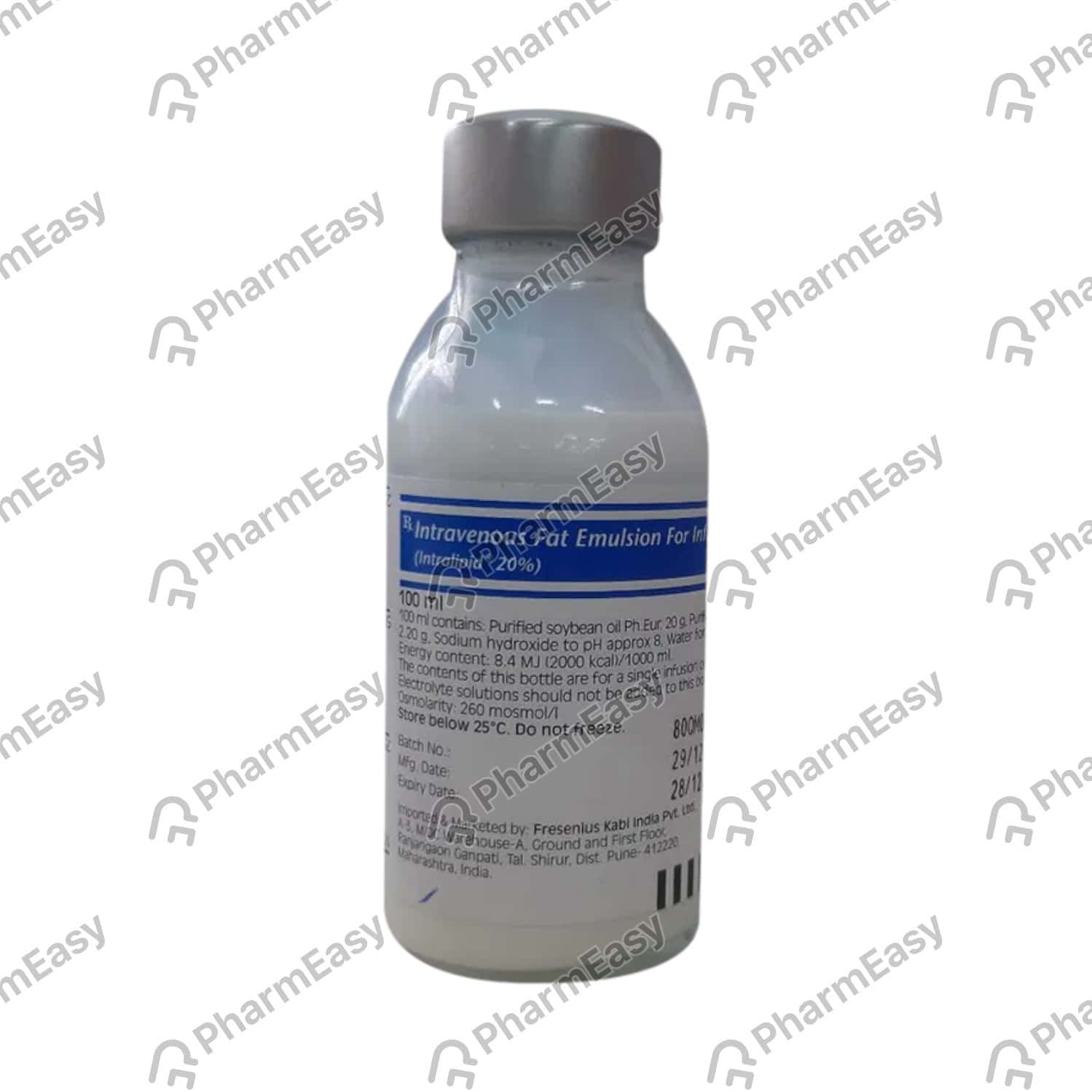 Buy Intralipid 20% Bottle Of 100ml Injection Online at Flat 15% OFF ...