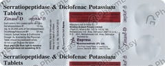Zinase D Strip Of 10 Tablets: Uses, Side Effects, Price & Dosage ...