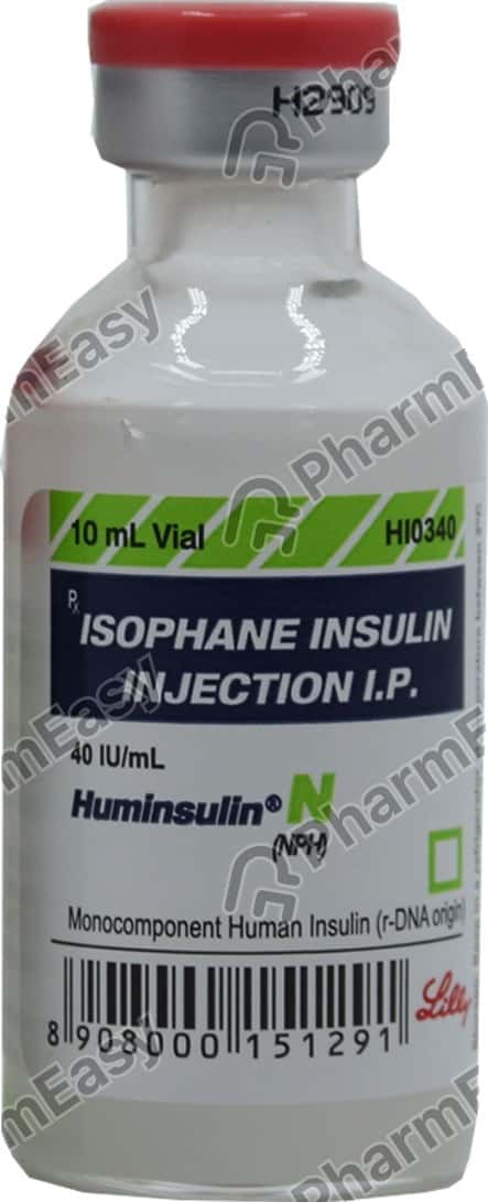 Huminsulin Nph 40 IU/ML Suspension For Injection (10): Uses, Side Effects, Price & Dosage ...